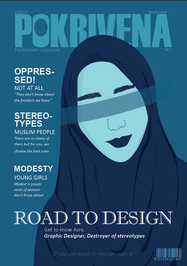 Personal magazine cover – Selimovic Azra