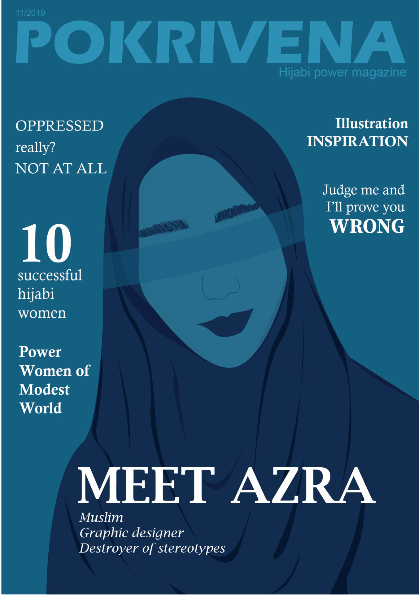 Personal magazine cover – Selimovic Azra