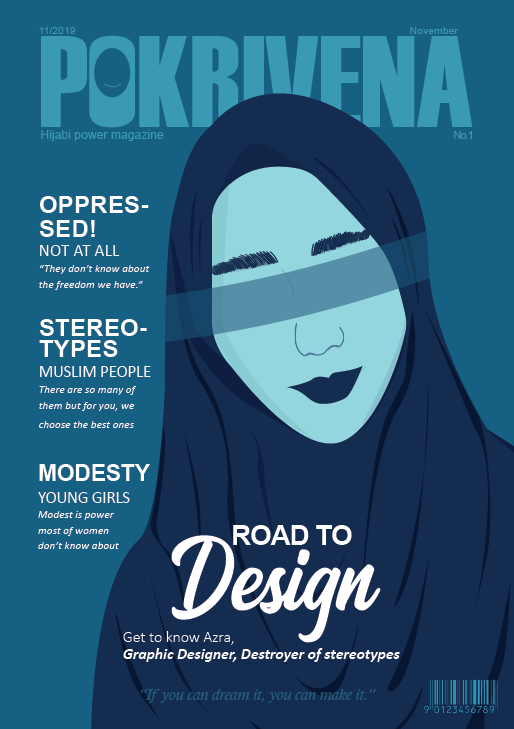 Personal magazine cover – Selimovic Azra